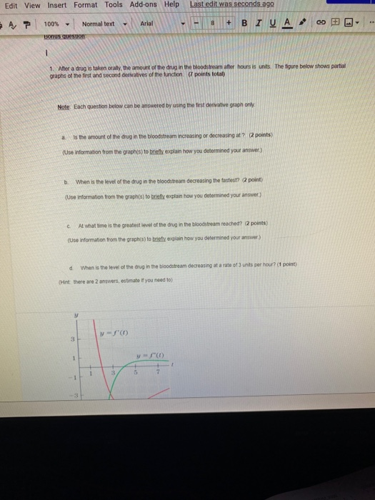 Solved Edit View Insert Format Tools Add-ons Help Last edit | Chegg.com