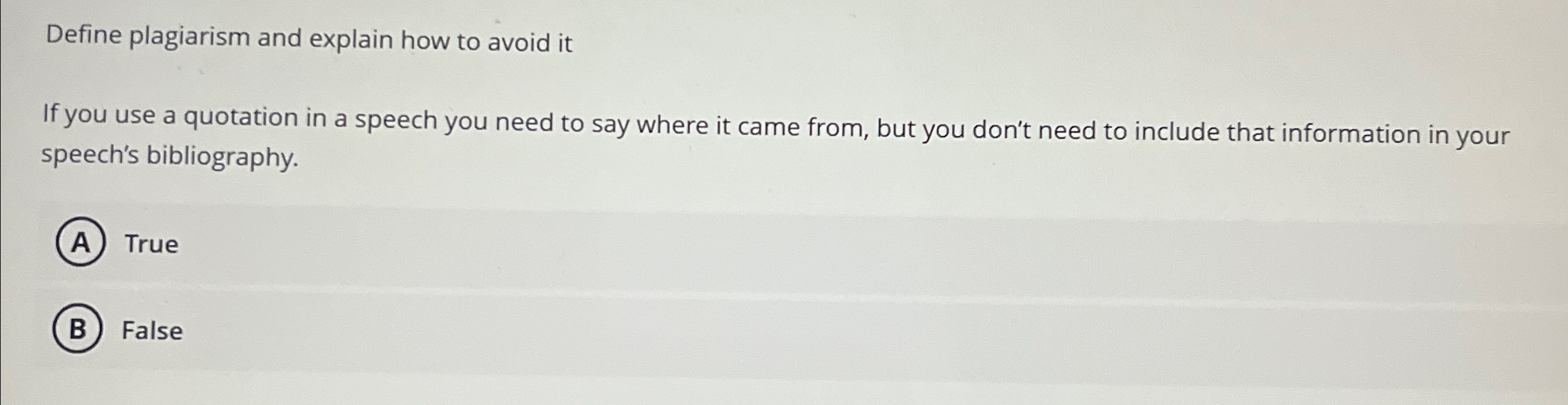 Solved Define plagiarism and explain how to avoid itIf you | Chegg.com