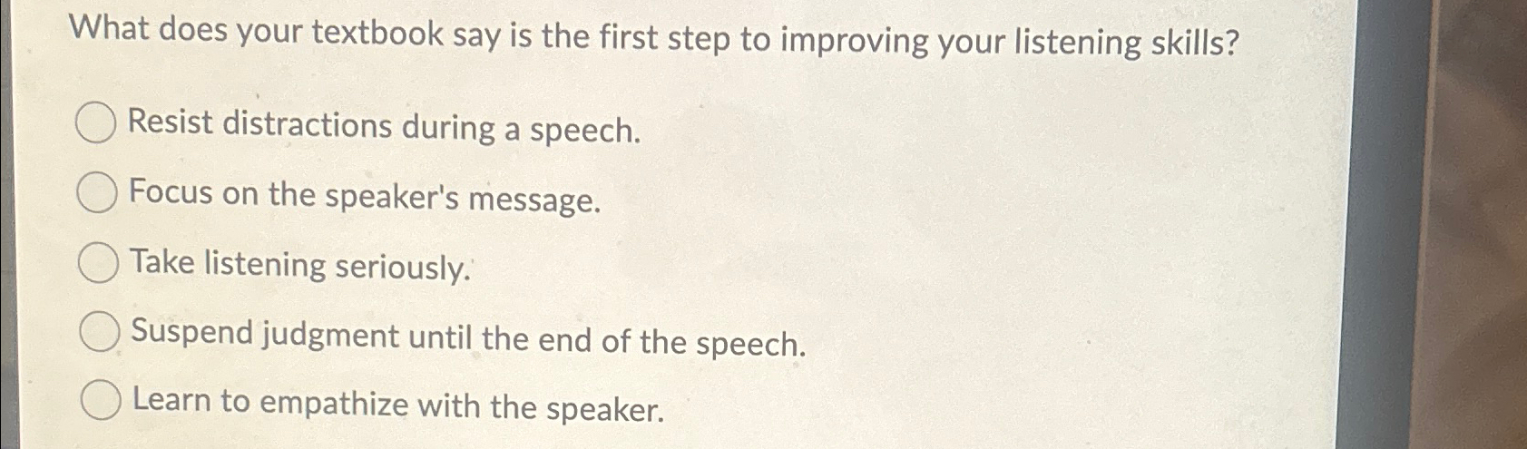 Solved What does your textbook say is the first step to | Chegg.com