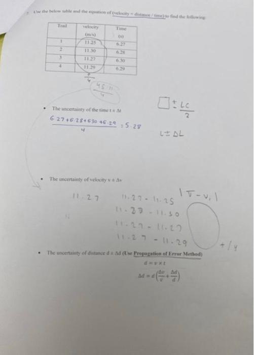 Solved - The uncertainty of the time x * M | Chegg.com