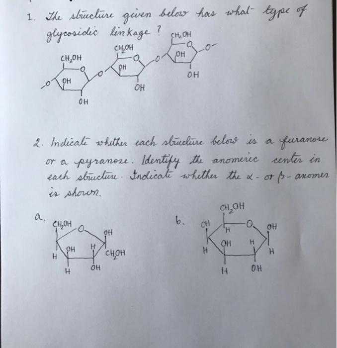 Solved 1. The structire given below has what type of | Chegg.com Solved 1. The structire given below has what type of | Chegg.com
