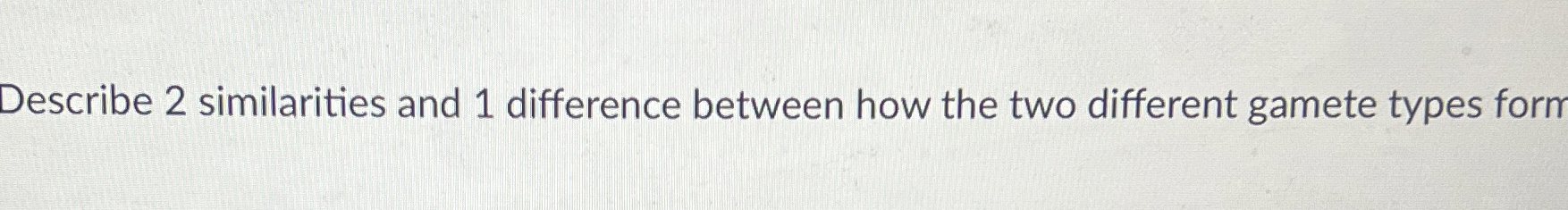 Solved Describe 2 ﻿similarities and 1 ﻿difference between | Chegg.com