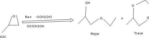 Solved When 1,2-epoxypropane is treated with sodium ethoxide | Chegg.com