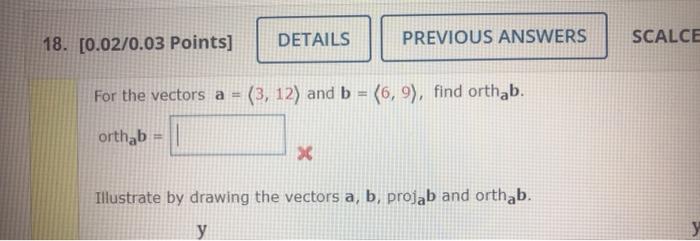 Solved DETAILS 18. [0.02/0.03 Points] SCALCE PREVIOUS | Chegg.com