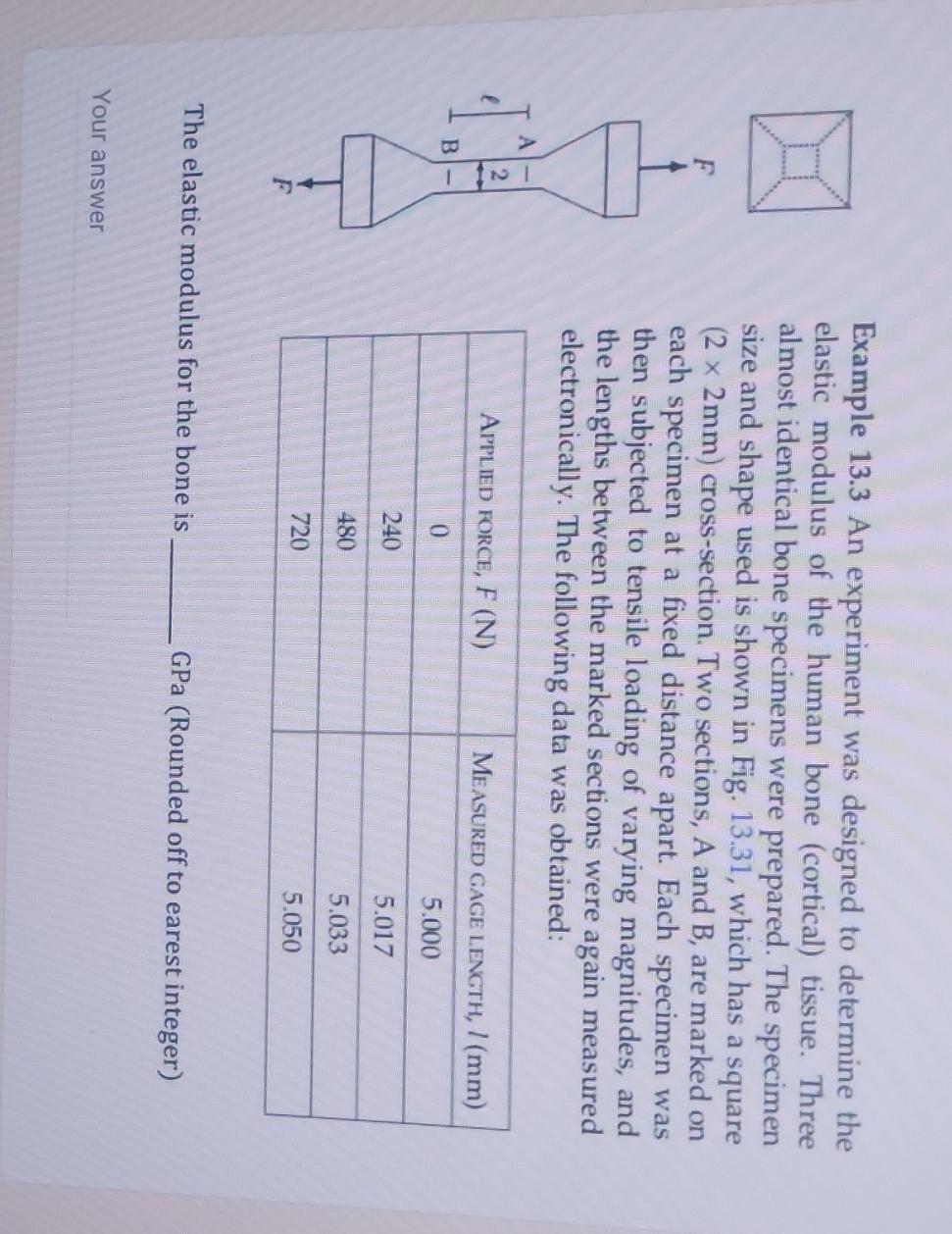 Solved Example 13.3 An experiment was designed to determine | Chegg.com