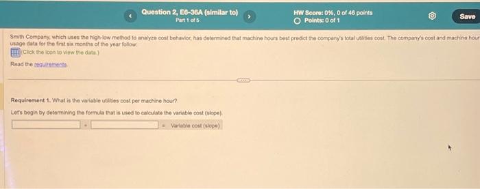 Solved Data table Requirements Using the high-low method, | Chegg.com