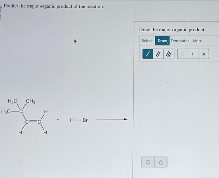 Solved Predict the major organic product of the reaction. | Chegg.com