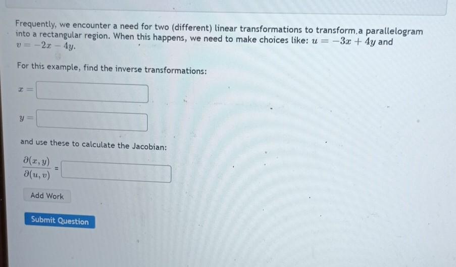 Solved Frequently, we encounter a need for two (different) | Chegg.com