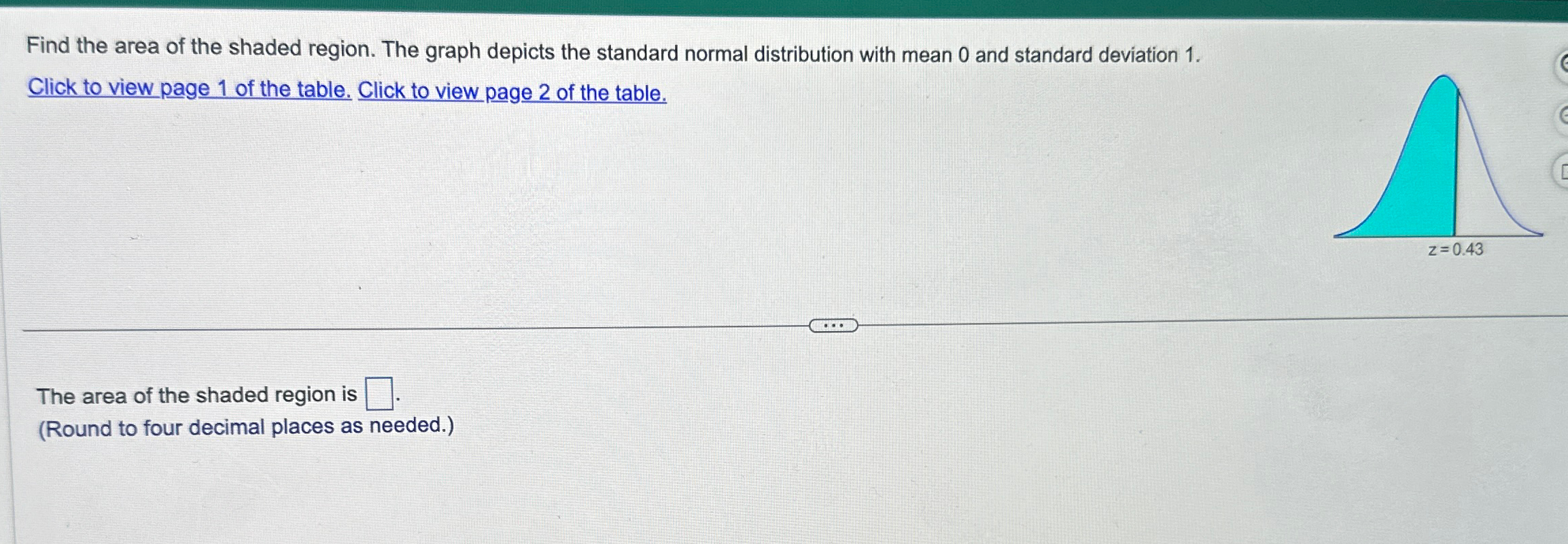 Solved Find the area of the shaded region. The graph depicts | Chegg.com