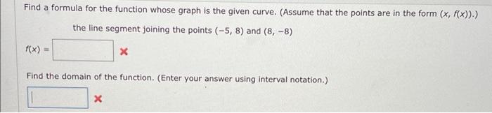 Solved Find a formula for the function whose graph is the | Chegg.com
