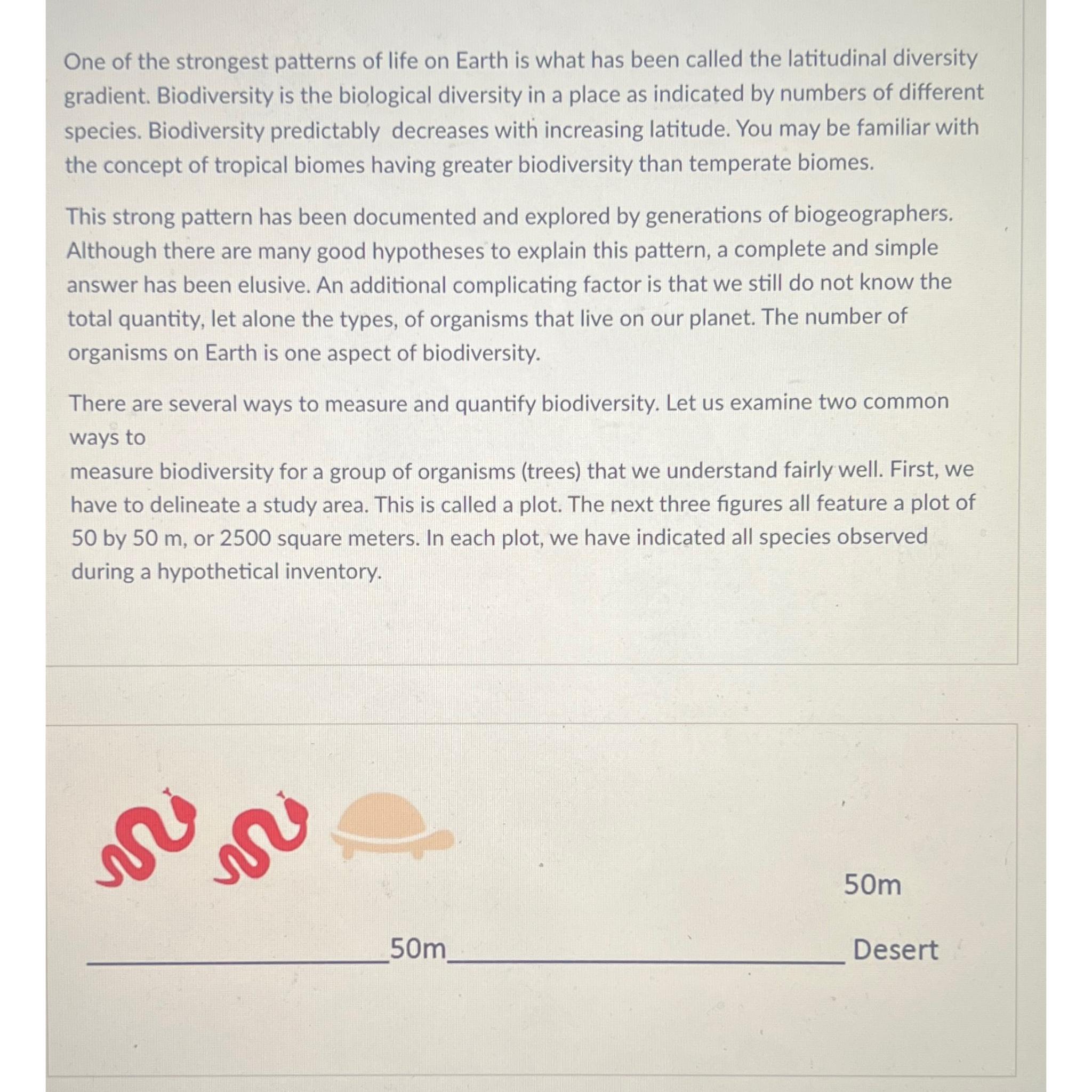 Solved One of the strongest patterns of life on Earth is | Chegg.com