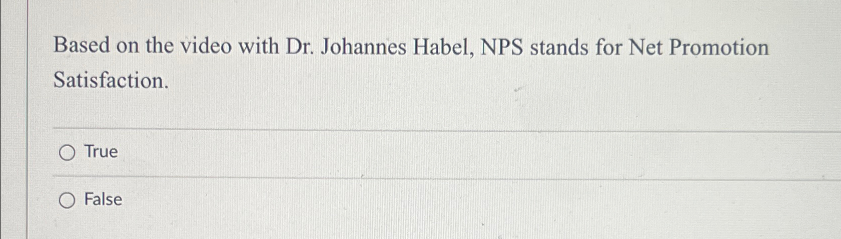Solved Based on the video with Dr. ﻿Johannes Habel, NPS | Chegg.com