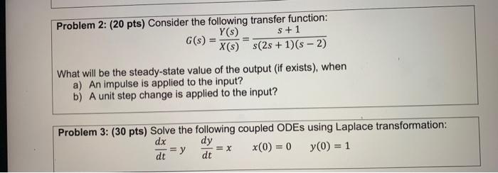 Solved Problem 1 30 Pts Consider A Single Input 