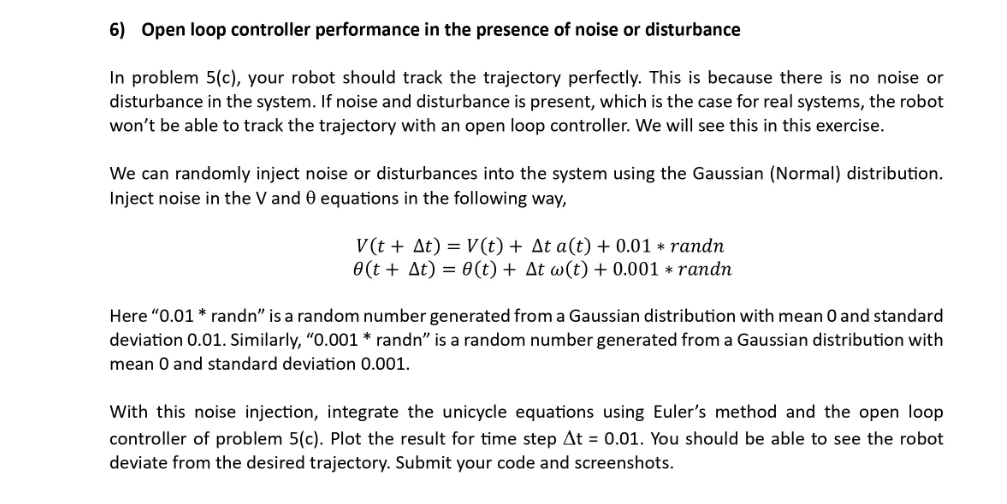 Solved Open loop controller performance in the presence of | Chegg.com