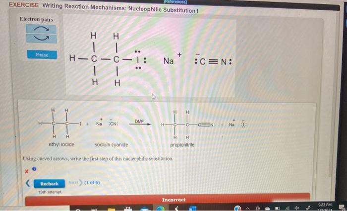 Solved Neferences EXERCISE Writing Reaction Mechanisms: | Chegg.com