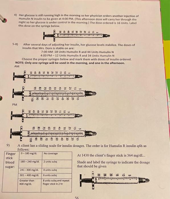 Solved Math 117 Case Study 4: Insulin Dosages ce 10 L -210 | Chegg.com Solved Math 117 Case Study 4: Insulin Dosages ce 10 L -210 | Chegg.com