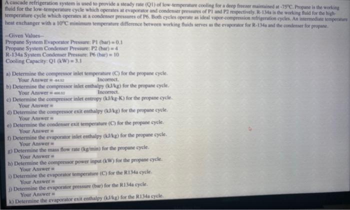 Solved fluid for the low-temperature cycle which operates at | Chegg.com