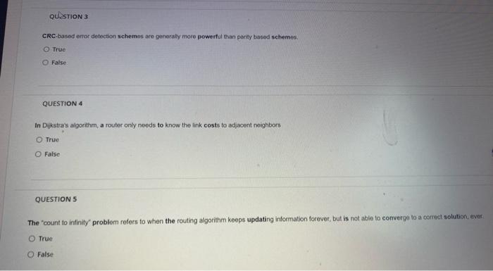 Solved CRC-based error detection schemos aro generally more | Chegg.com