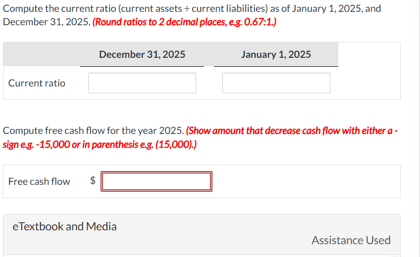 Solved Compute the current ratio (current assets ÷ ﻿current | Chegg.com