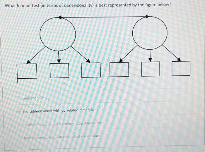 What kind of test (in terms of dimensionality) is | Chegg.com