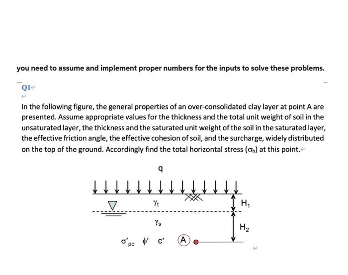 Solved you need to assume and implement proper numbers for | Chegg.com