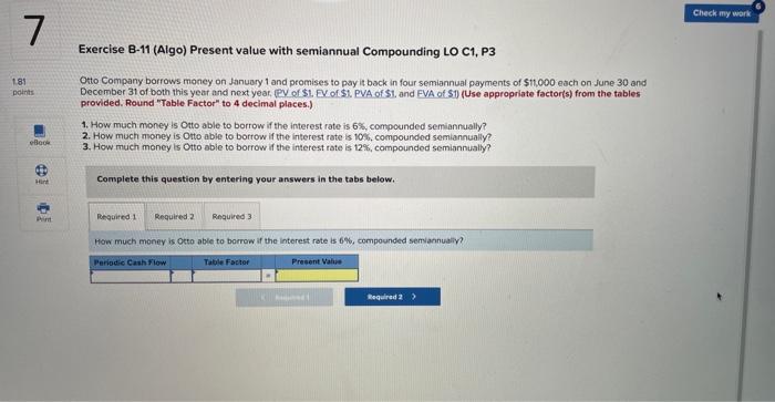 Solved Exercise B-10 (Algo) Present values of annuities LO | Chegg.com