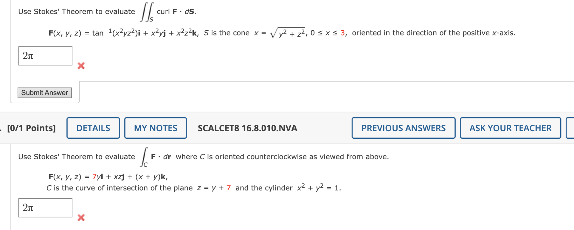 Solved Use Stokes' Theorem to evaluate | Chegg.com