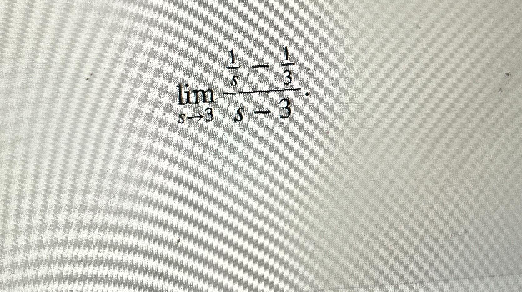 Solved lims→31s-13s-3 | Chegg.com