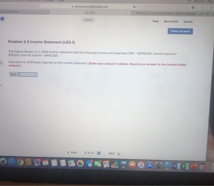 Solved newconnect theducation.com Ch.2 HW Saved Help Save & | Chegg.com