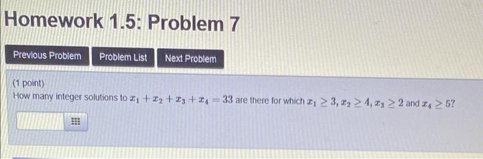 Solved Homework 15 Problem 7 Previous Problem Problem List 8474