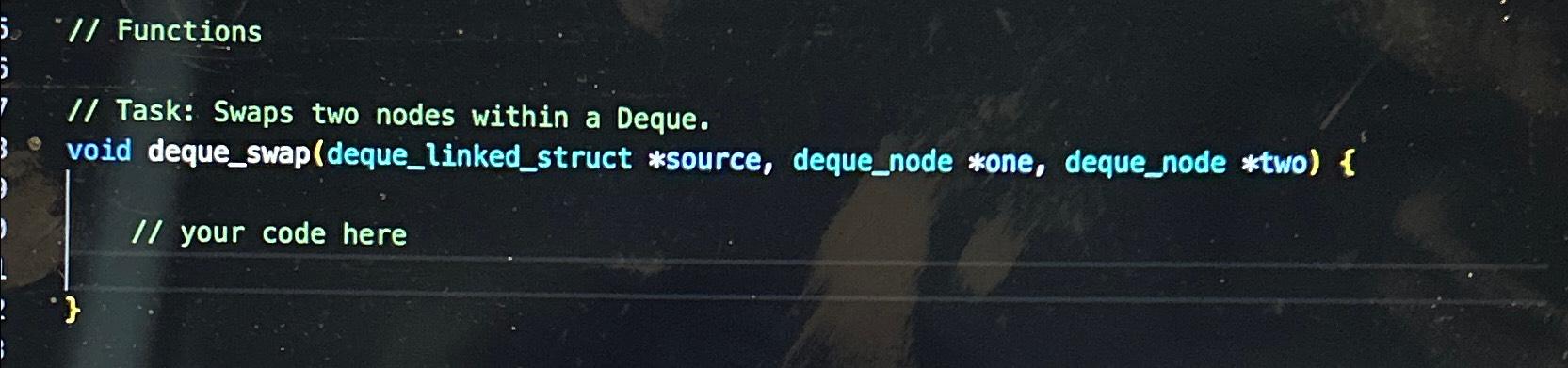 Solved ﻿functions ﻿task Swaps Two Nodes Within A