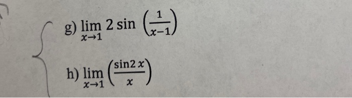 Solved (8) lim 2 sin (3) im 2 sin x+1 sin2 x x 1 | Chegg.com