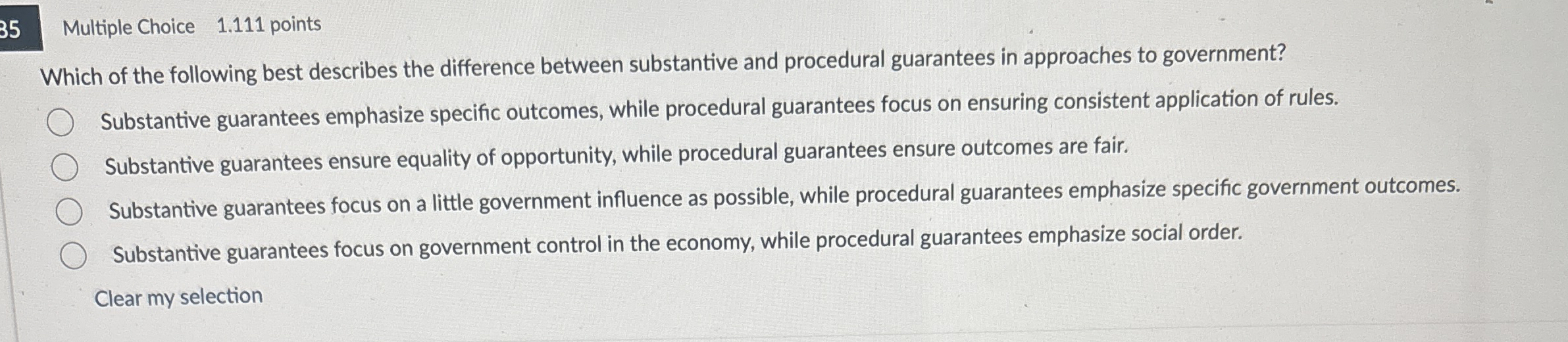 Solved 35Multiple Choice ,1.111 ﻿pointsWhich of the | Chegg.com