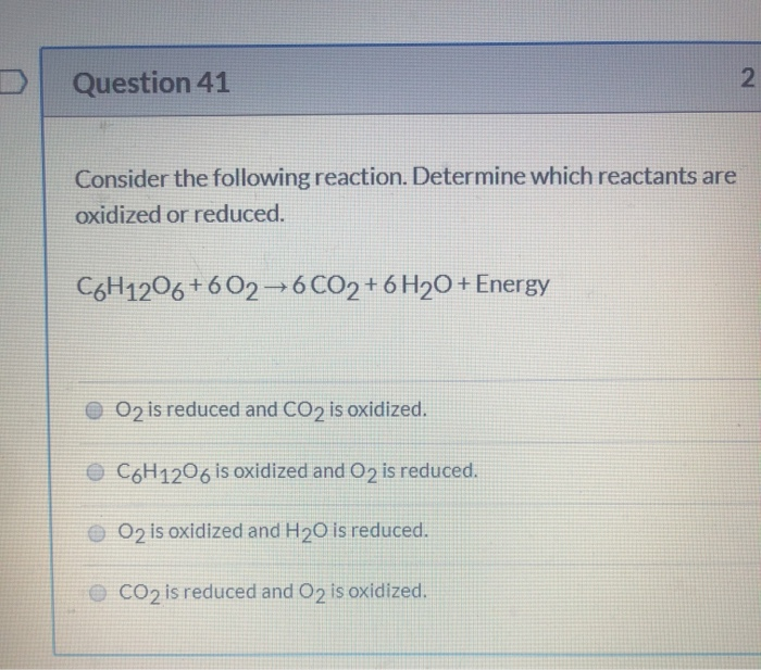 Solved Question 41 2 Consider the following reaction. | Chegg.com