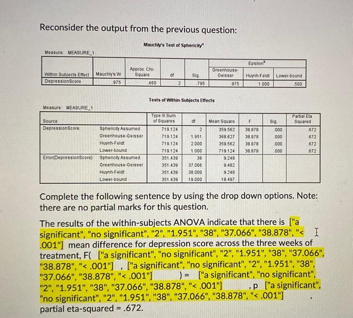 Solved Reconsider the output from the previous question: | Chegg.com