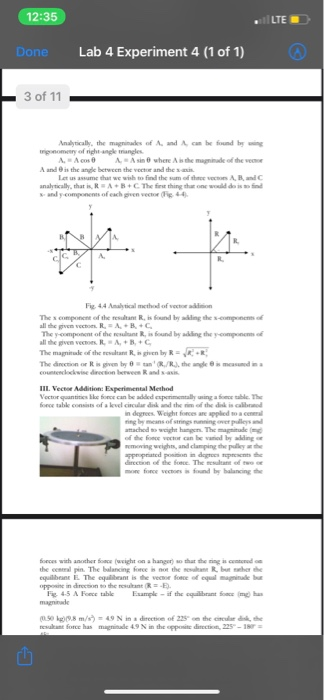 12:35 LTE Done Lab 4 Experiment 4 (1 of 1) Experiment | Chegg.com