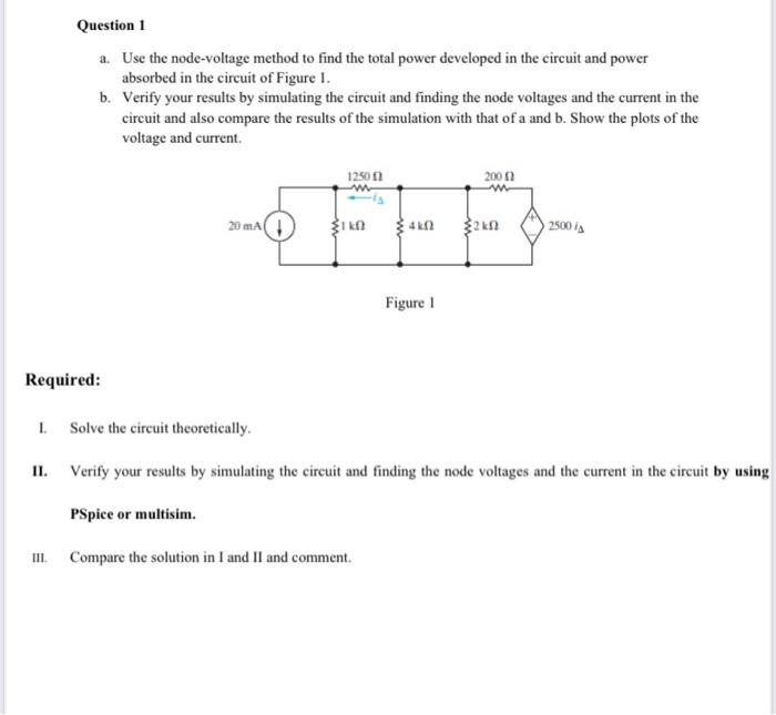 Solved find the total power developed and the total power | Chegg.com