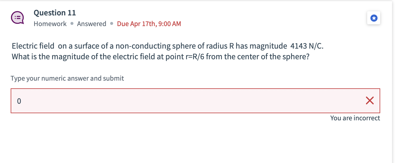 Solved Homework * Answered * Due Apr 17th, 9:00 | Chegg.com Solved Homework * Answered * Due Apr 17th, 9:00 | Chegg.com