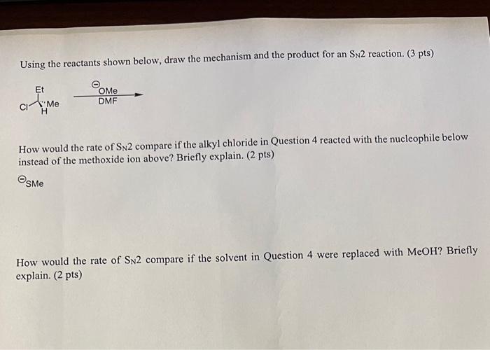 Solved Using the reactants shown below, draw the mechanism | Chegg.com