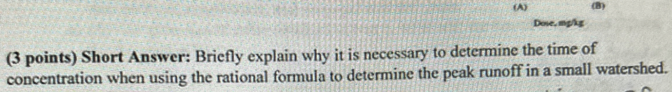High Quality SOLUTION (3 ﻿points) ﻿Short Answer: Briefly explain why it is | Chegg.com