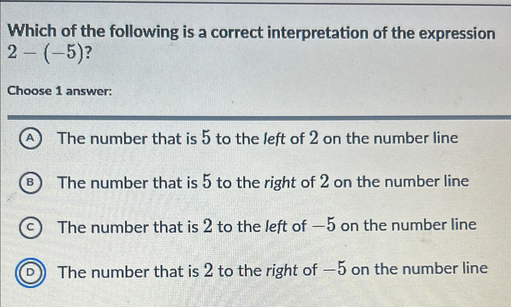 Solved Which of the following is a correct interpretation of | Chegg.com