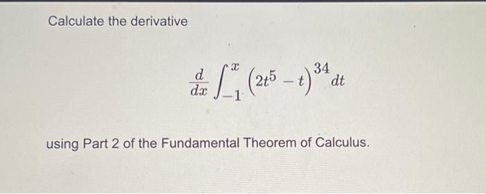 Solved Calculate the derivative \\[ \\frac{d}{d x} | Chegg.com