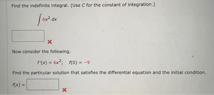 Solved Find the indefinite integral. (Use C for the constant | Chegg.com