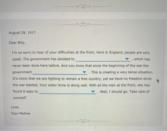 2. Critical Thinking Activity: A Letter From the | Chegg.com