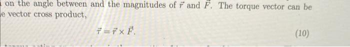 Solved Figure 9on the angle between and the magnitudes of r | Chegg.com