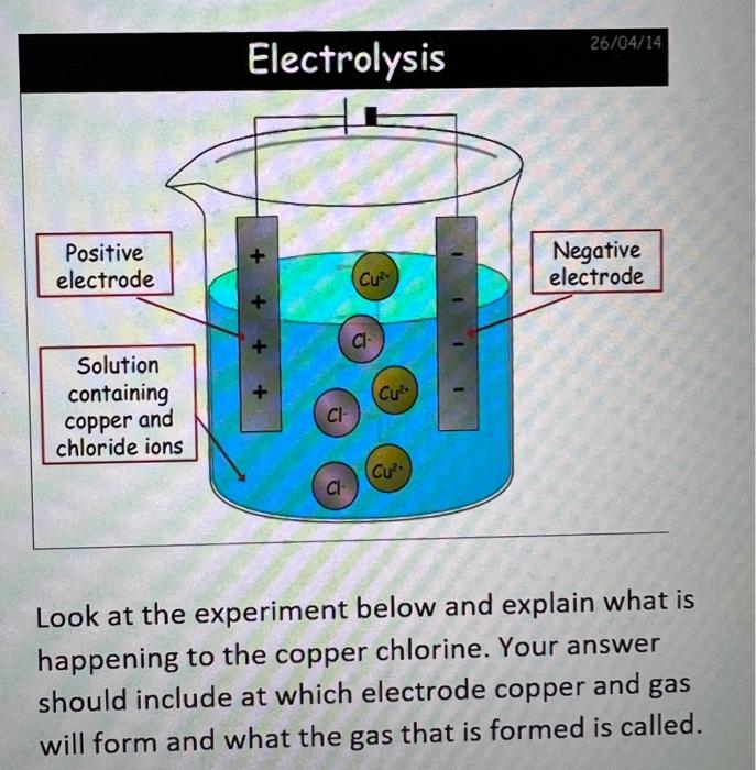 Solved Look at the experiment below and explain what is | Chegg.com