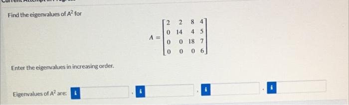 Solved Let A be a 6x6 matrix with the characteristic | Chegg.com