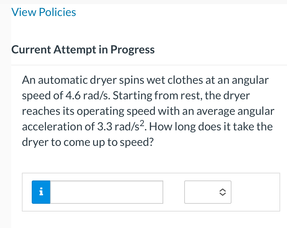 Solved View PoliciesCurrent Attempt in ProgressAn automatic | Chegg.com