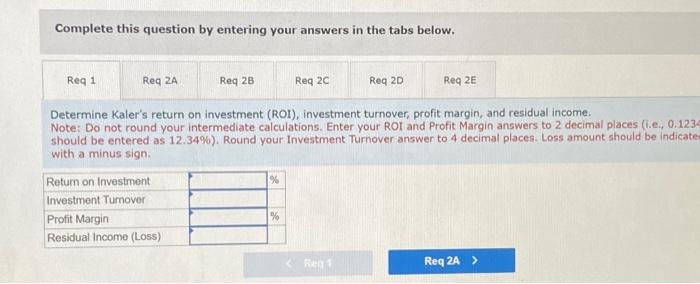 Solved E10-7 (Algo) Calculating Return on Investment, | Chegg.com