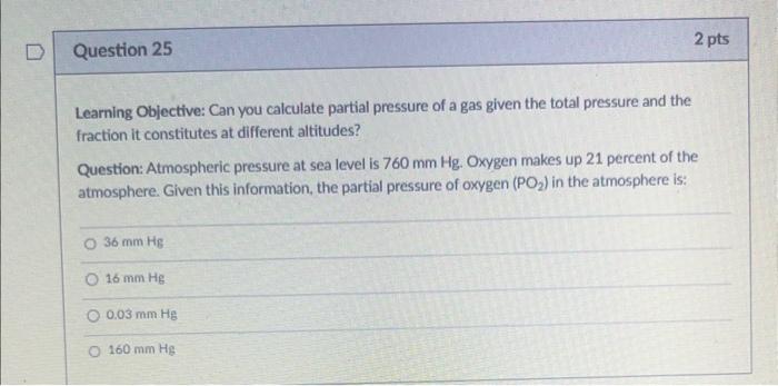 Solved Learning Objective: Can you calculate partial | Chegg.com